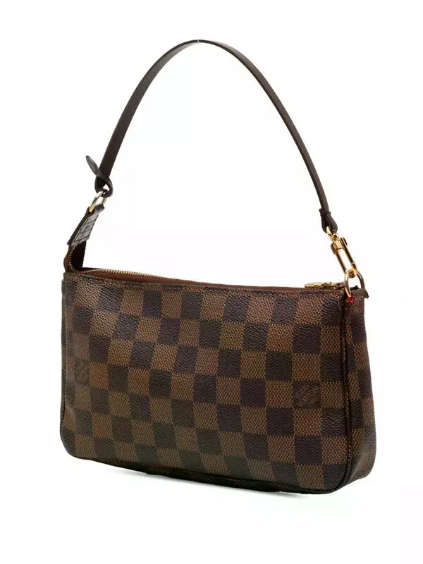 LOUIS VUITTON 2007 Damier Ebene Pochette Accessoires Shoulder Bag