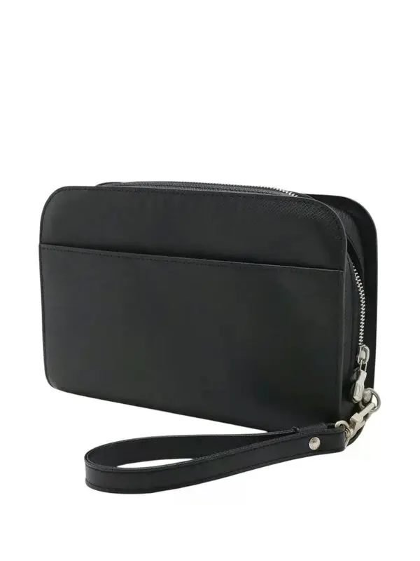 LOUIS VUITTON 2007 Taiga Leather Pochette Baikal Clutch Bag