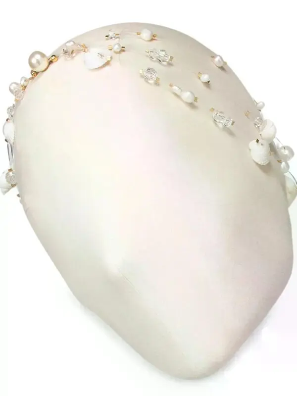 JENNIFER BEHR Mar Shell-embellished Diadem - Neutrals