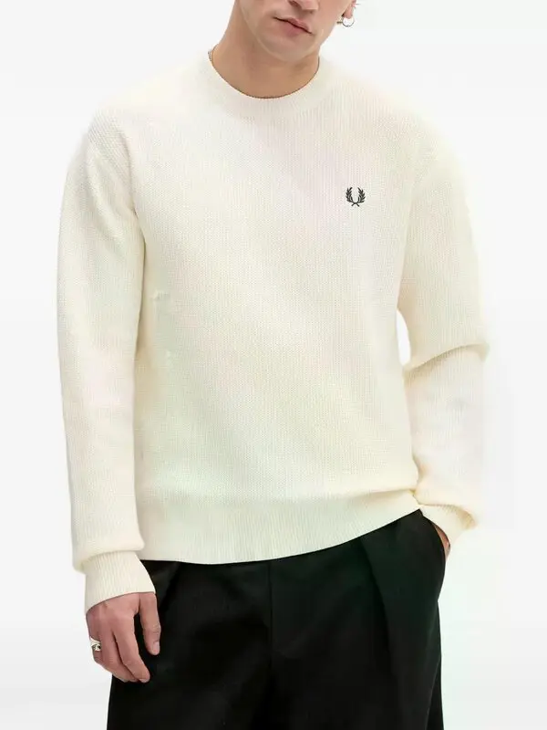 Fred Perry Logo-embroidered Sweater