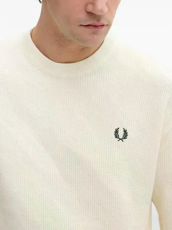 Fred Perry Logo-embroidered Sweater