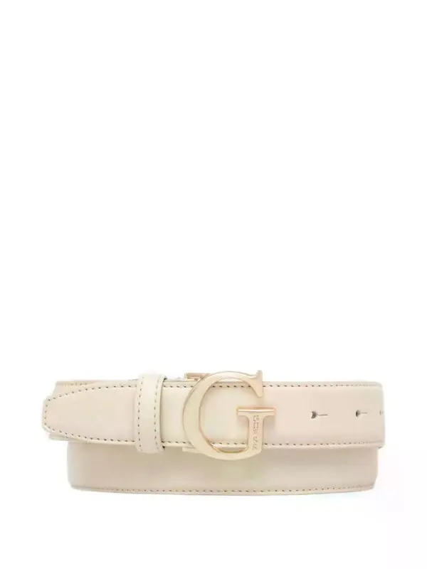 Guess G-logo Buckle Belt - Neutrals