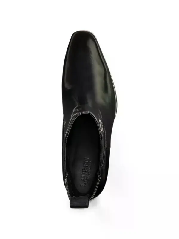 Ralph Lauren Raelynn Glazed Leather Boots