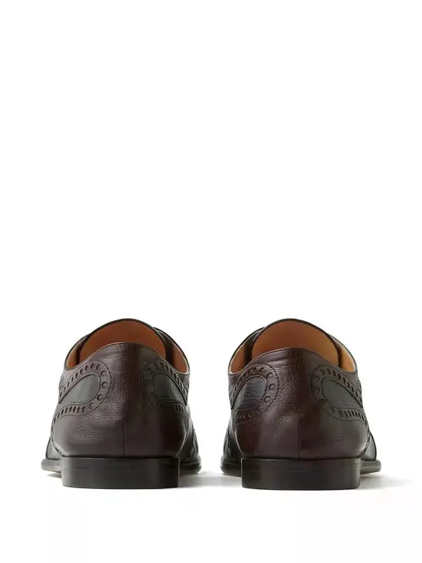 Versace Mick Leather Derby Shoes
