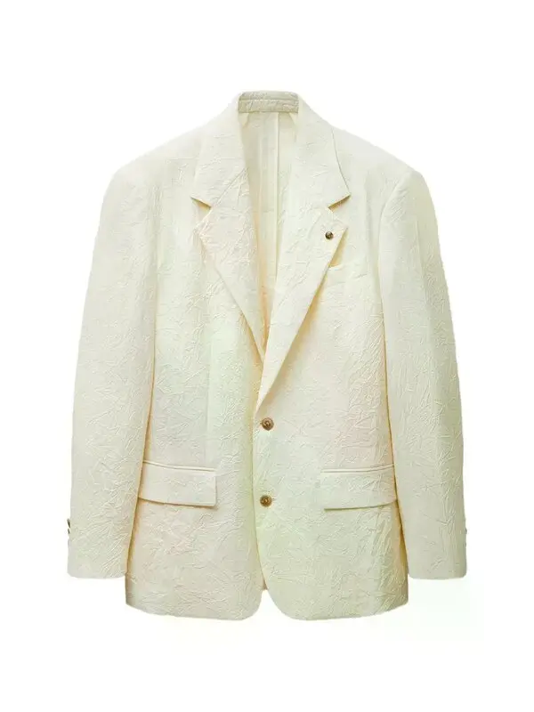 Versace Wool Creased Blazer
