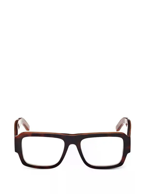 Mcm Square Frame Eyeglasses - Brown