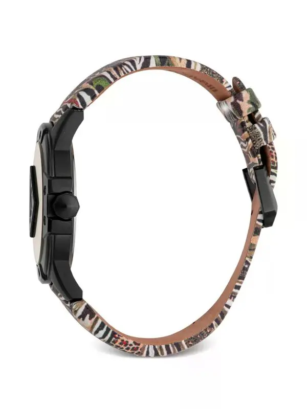 Just Cavalli Scudo 44mm Animal-print Watch