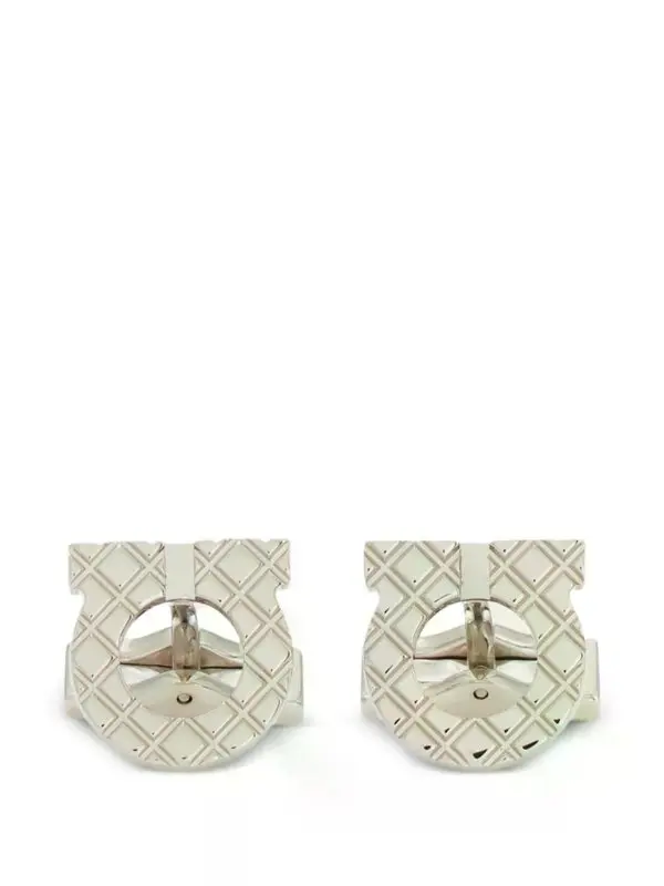 FERRAGAMO Gancini Cufflinks - Silver