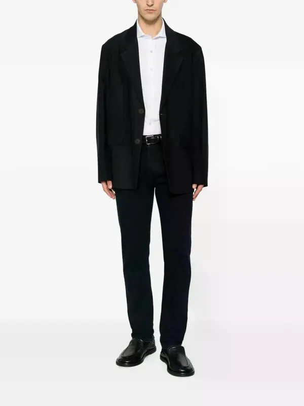 DONDUP Logo Patch Jeans - Blue