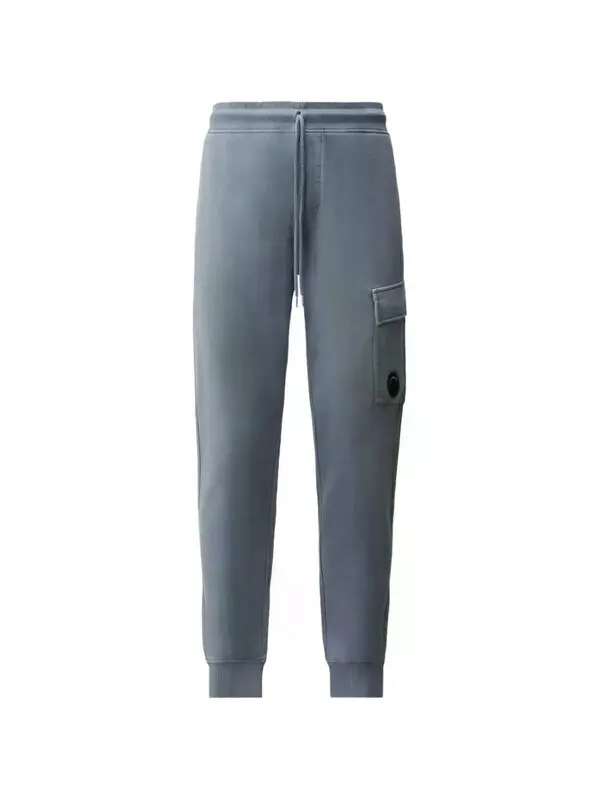 C.P. COMPANY Lens-detail Cargo Track Pants - Blue
