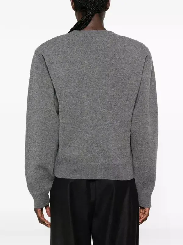 RÓHE Ribbed-trim Fine Knit Crew Neck Sweater