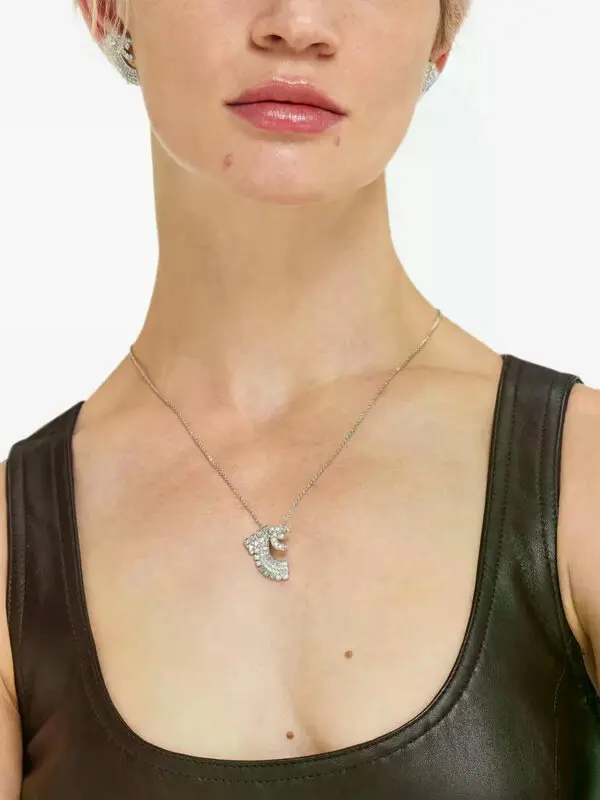 FERRAGAMO Deconstructed Gancio Pendant Necklace