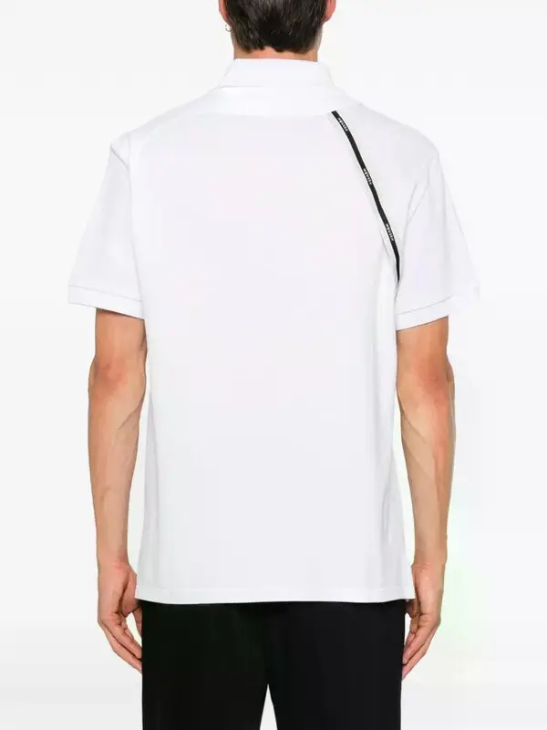 Alexander McQueen Harness-detail Polo Shirt - White