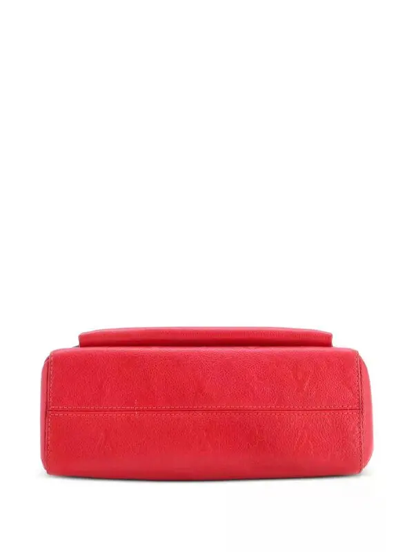 LOUIS VUITTON Vavin Handbag Monogram Empreinte Leather Pm - Red