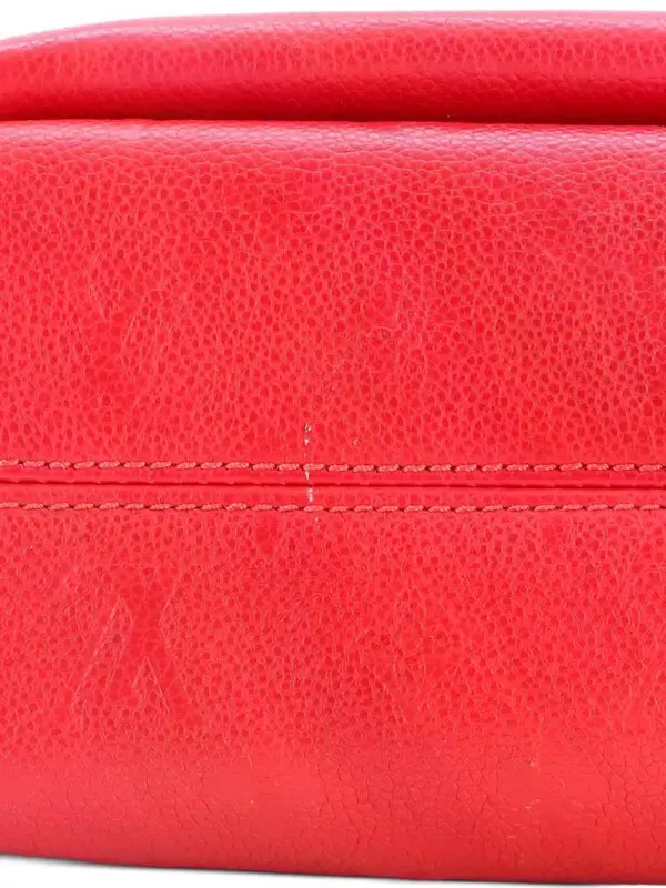 LOUIS VUITTON Vavin Handbag Monogram Empreinte Leather Pm - Red