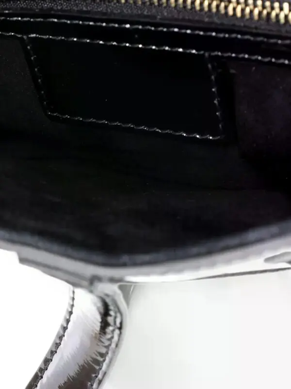 Dior Saddle Bag Patent Medium Shoulder Bag