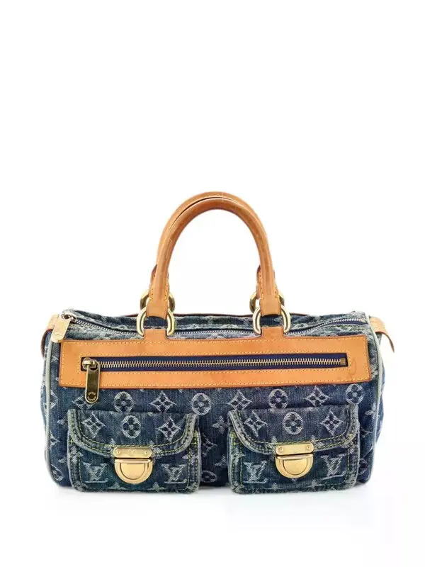 LOUIS VUITTON Neo Speedy Bag Denim Handbag - Blue