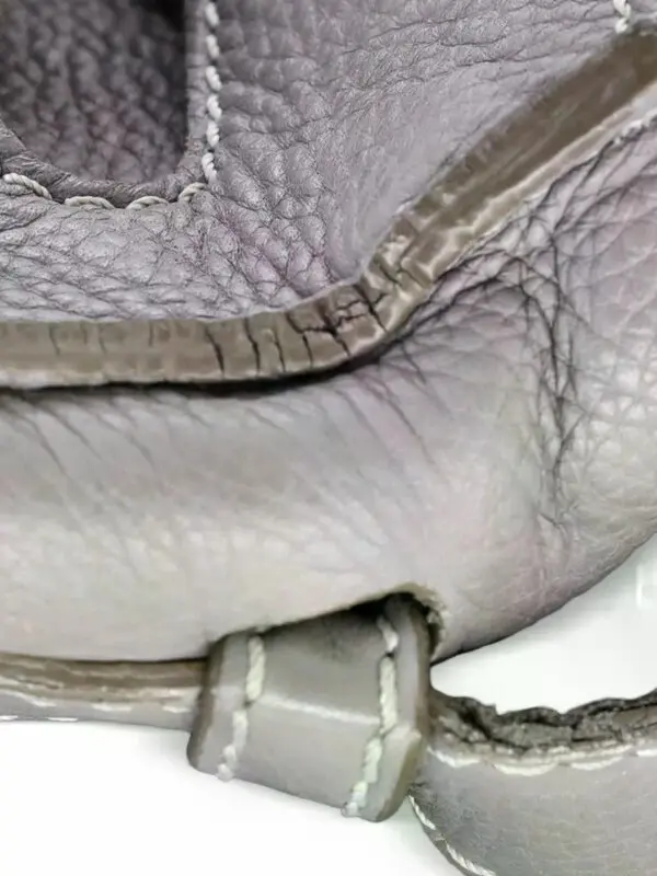 Chloé Marcie Leather Medium Crossbody Bag - Grey