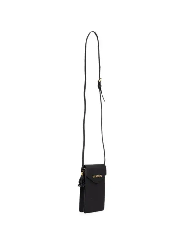 Moschino Logo-plaque Tassel Phone Bag