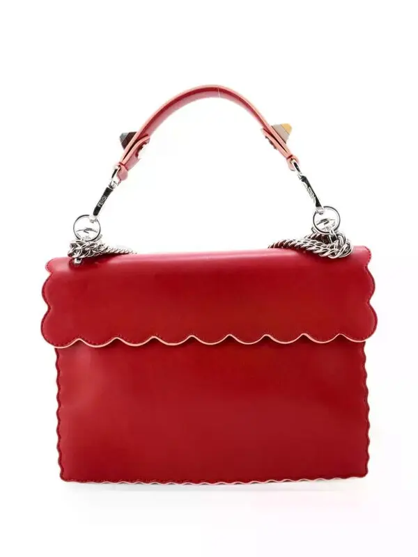 Fendi Kan I Leather Medium Shoulder Bag