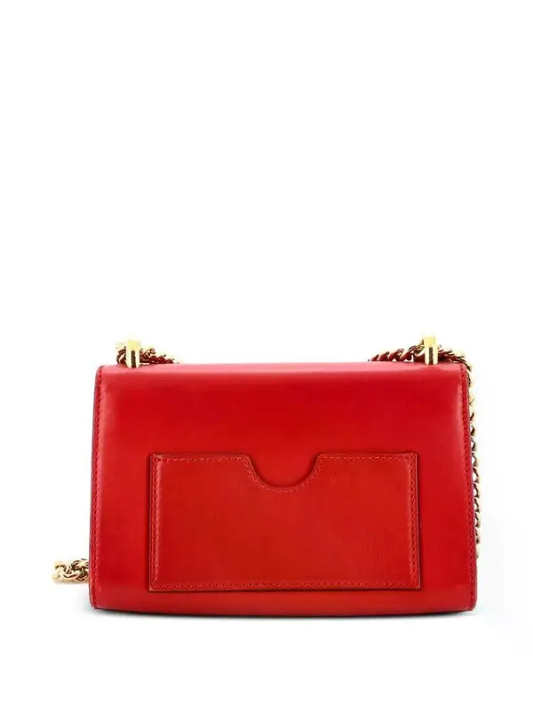 Gucci Padlock Leather Small Shoulder Bag - Red