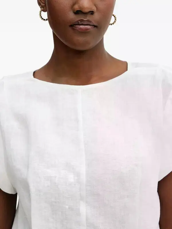 PEDRO DEL HIERRO Bead-embellished Drawstring Waist Top