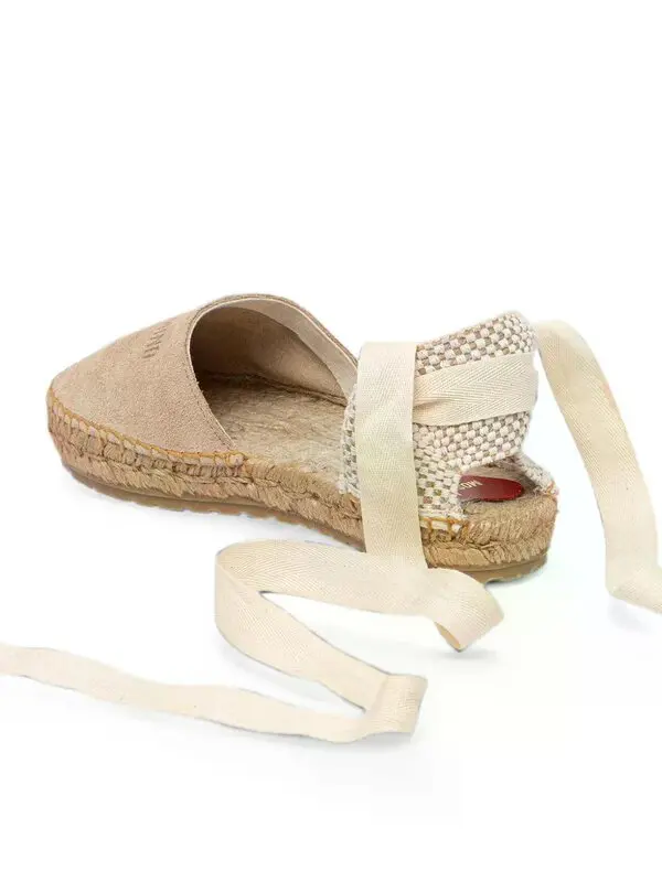 Moschino Logo-debossed Lace-up Espadrilles