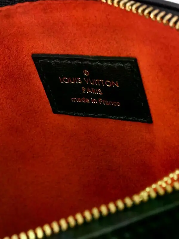 LOUIS VUITTON Coussin Bb Monogram Embossed Lambskin Crossbody Bag - Black