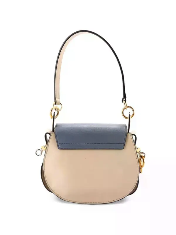 Chloé Tess Bag Leather Small Shoulder Bag - Neutrals