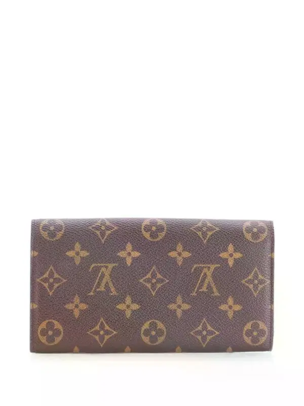 LOUIS VUITTON Sarah Wallet Monogram Canvas Small Wallets