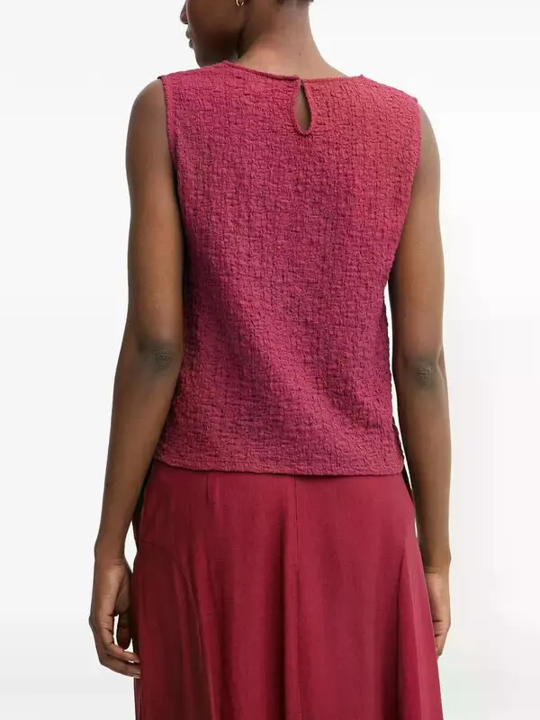 PEDRO DEL HIERRO Textured Sleeveless Top