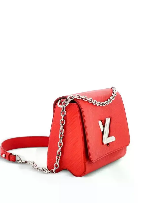 LOUIS VUITTON Epi Leather Twist Handbag Mm - Red