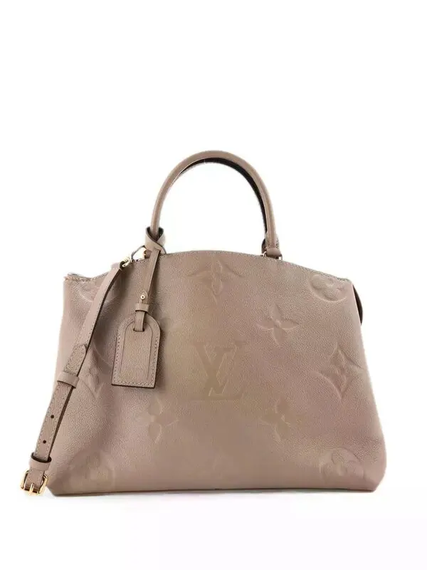 LOUIS VUITTON Grand Palais Handbag Monogram Empreinte Giant Shoulder Bag - Neutrals