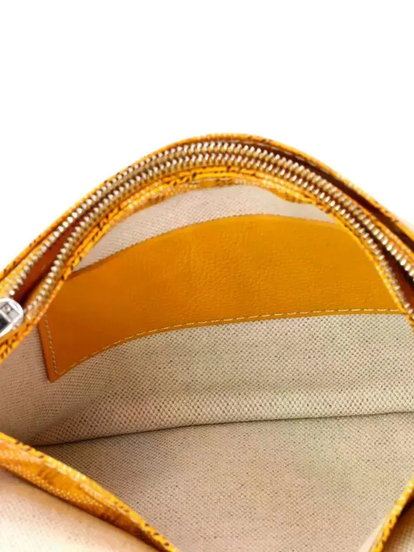 Goyard Plumet Clutch Wallet In Coated Canvas - Yellow