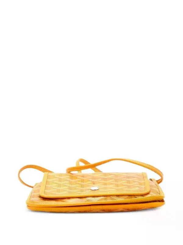 Goyard Plumet Clutch Wallet In Coated Canvas - Yellow