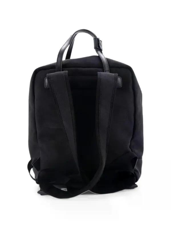 Gucci Top Handle Web Techno Canvas Medium Backpack