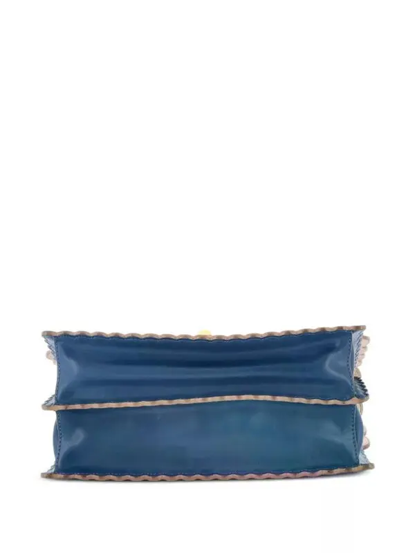 Fendi Kan I Leather Shoulder Bag