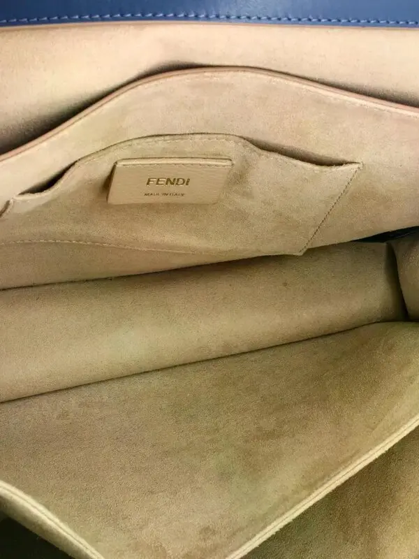 Fendi Kan I Leather Shoulder Bag
