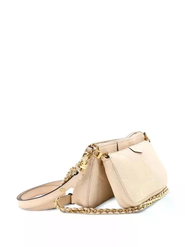 LOUIS VUITTON Multi Pochette Accessoires Monogram Empreinte Giant Crossbody Bag - Neutrals