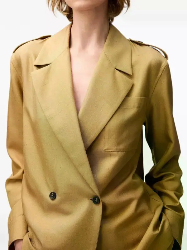 RETORI Double-breasted Silk Blazer