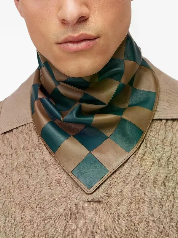 RETORI Leather Bandana Scarf