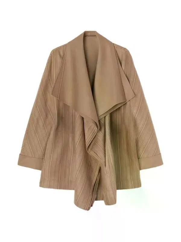 RETORI Striped Shawl-collar Wool Jacket