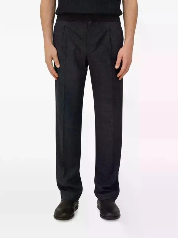 RETORI Drawstring-waist Pleated Trousers
