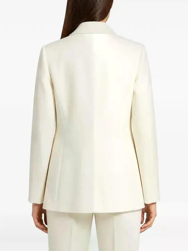 RETORI Embroidered Single-breasted Virgin-wool Blazer