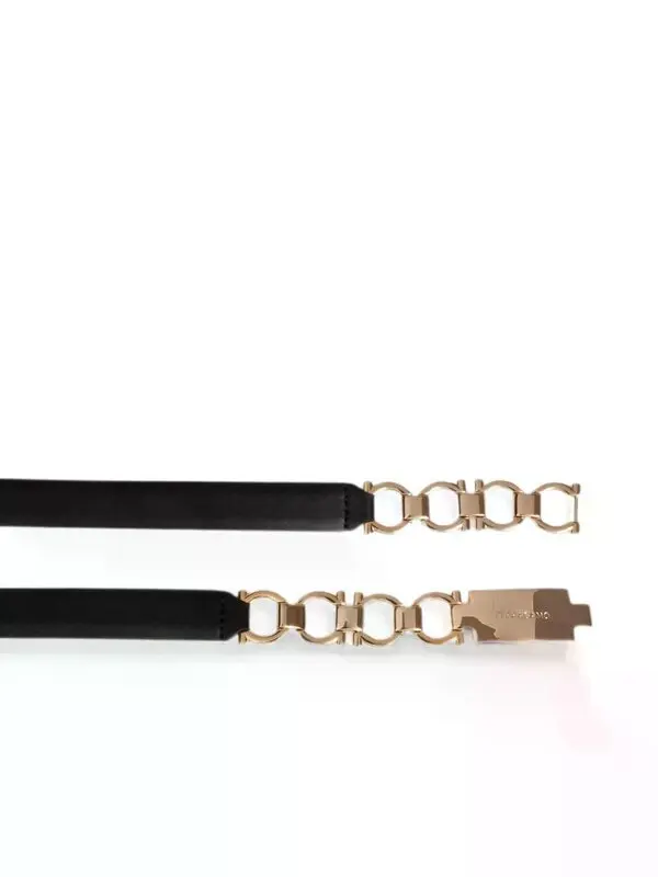 FERRAGAMO Gancini Extendable Leather Belt