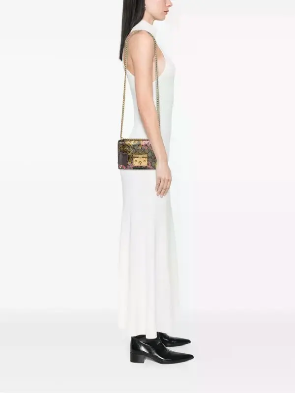Gucci Small Gg Supreme Bengal Padlock Crossbody Bag