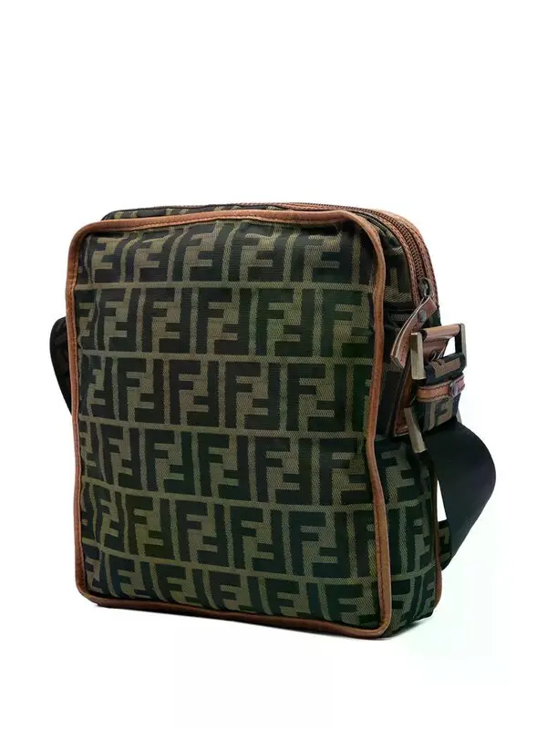 Fendi 2000-2010 Zucca Canvas Crossbody Bag