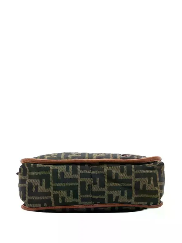 Fendi 2000-2010 Zucca Canvas Crossbody Bag
