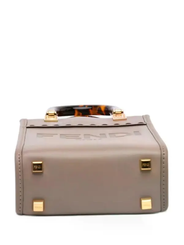 Fendi 2010-2026 Mini Leather Sunshine Shopper Tote Satchel