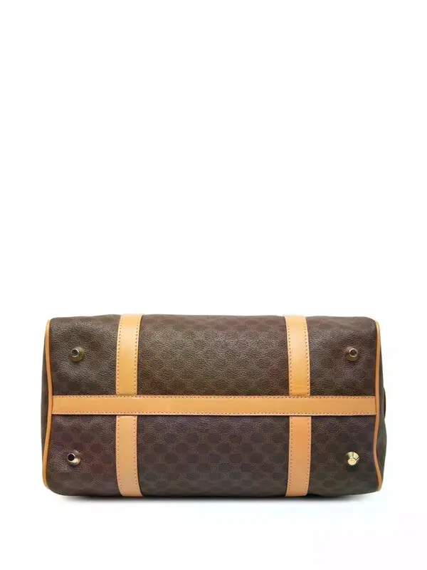 Celine 2013 Macadam Coated Canvas Boston Bag